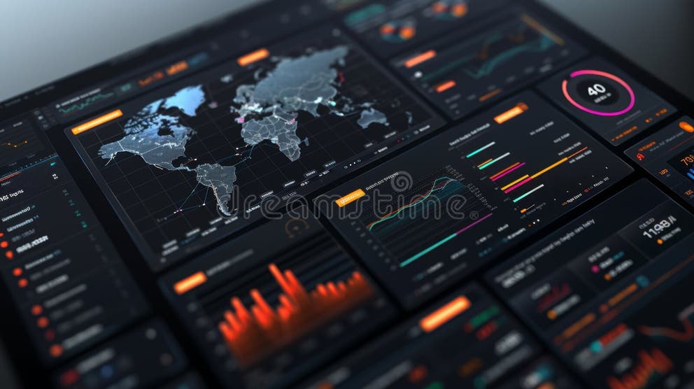 Comprehensive Data Dashboard Showcasing Business Analytics and Visualization Trends for Decision ...