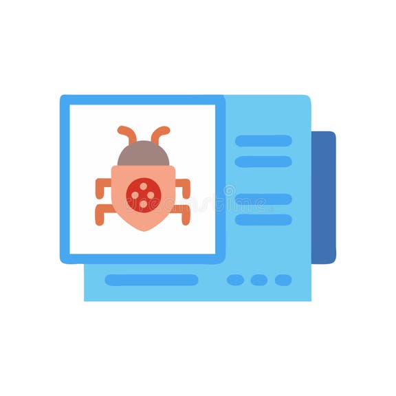 Comprehensive Debug Card Icon Stock Vector - Illustration of vector ...