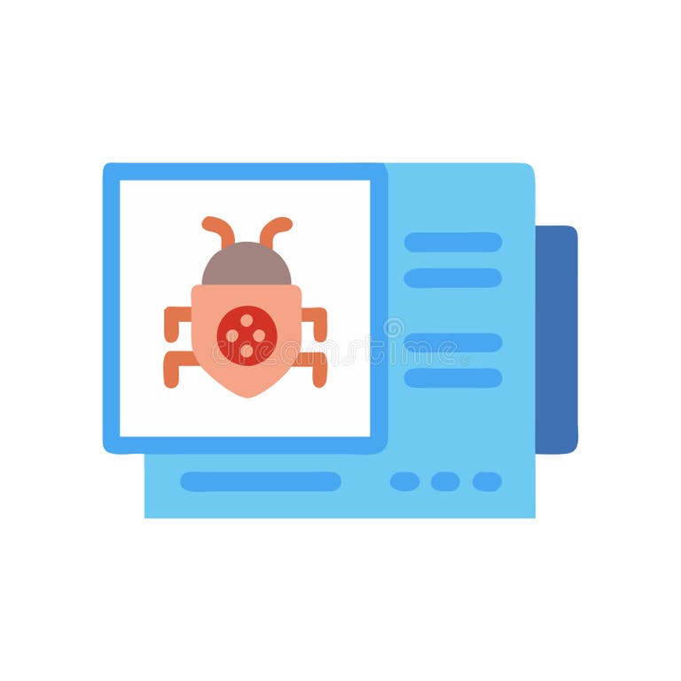 Comprehensive Debug Card Icon Stock Vector - Illustration of vector ...