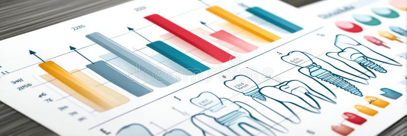 Detailed Dental Chart Showcasing Implant Statistics and Diagrams for ...