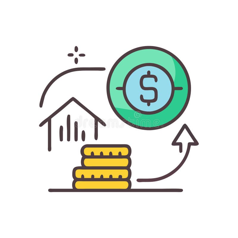 Comprehensive Economic Stability Icon Stock Vector - Illustration of ...