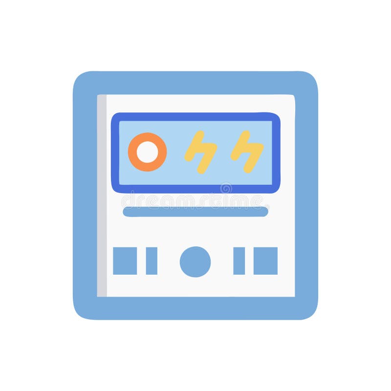 Comprehensive Energy Meter Icon Stock Vector - Illustration of icon ...