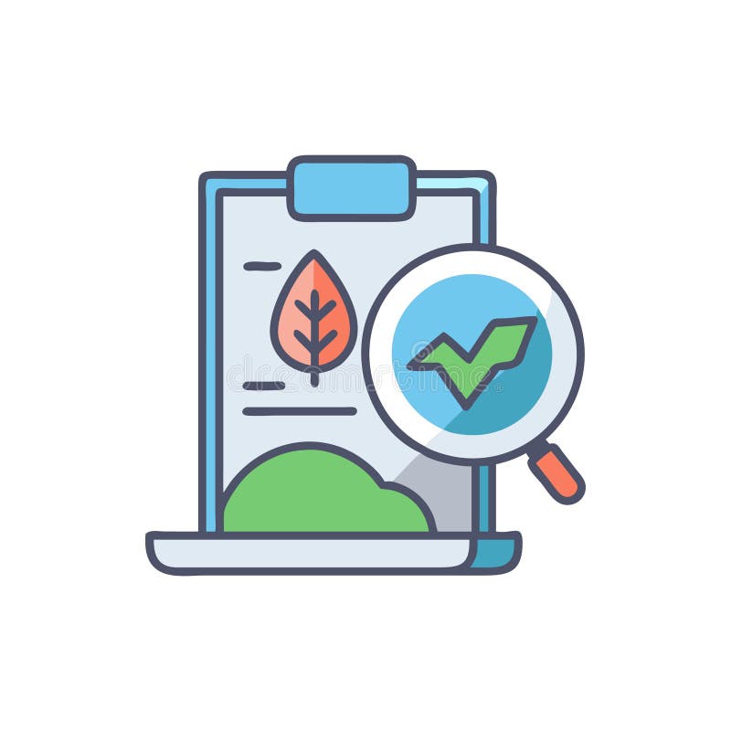 Comprehensive Environmental Assessment Icon Stock Image - Illustration ...