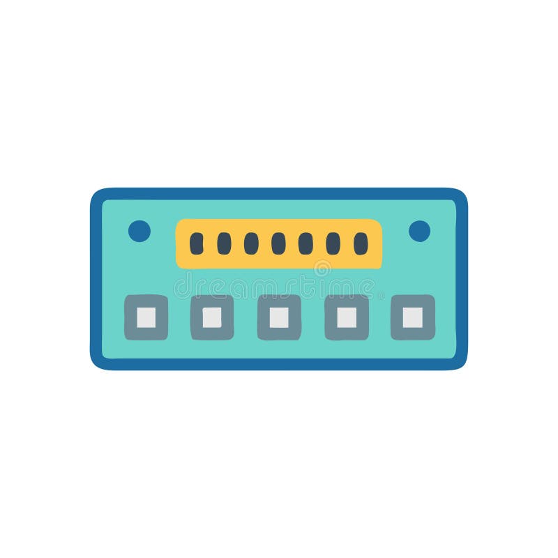 Comprehensive Ethernet Switch Icon Stock Illustration - Illustration of ...