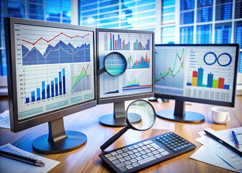 Bustling Financial Workstation Stock Illustrations – 8 Bustling ...