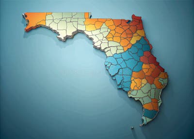 Comprehensive Florida County Map a Detailed Visual Guide To Floridas ...