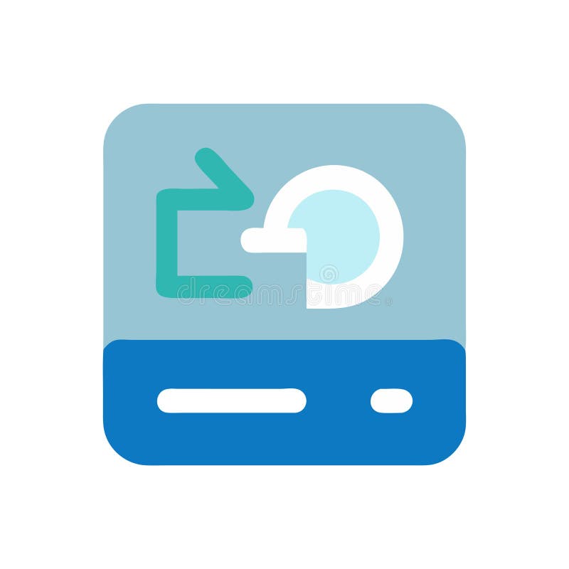 Comprehensive Full Backup Symbol Icon Stock Illustration - Illustration ...