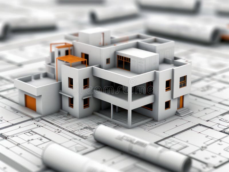 Architectural Planning Outline of Constructing Area for Home Design and ...