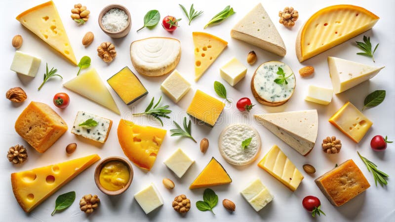 A Comprehensive Guide To FlatStyle Cheese Varieties an Illustrated ...