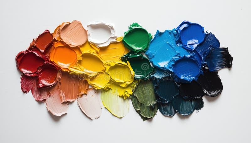 Comprehensive Guide To Using White in Your Palette Stock Photo - Image ... Comprehensive Guide To Using White in Your Palette Stock Photo - Image ...