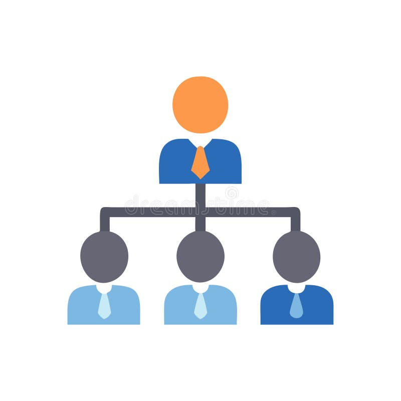Comprehensive Hierarchy Icon for Business Stock Vector - Illustration ...