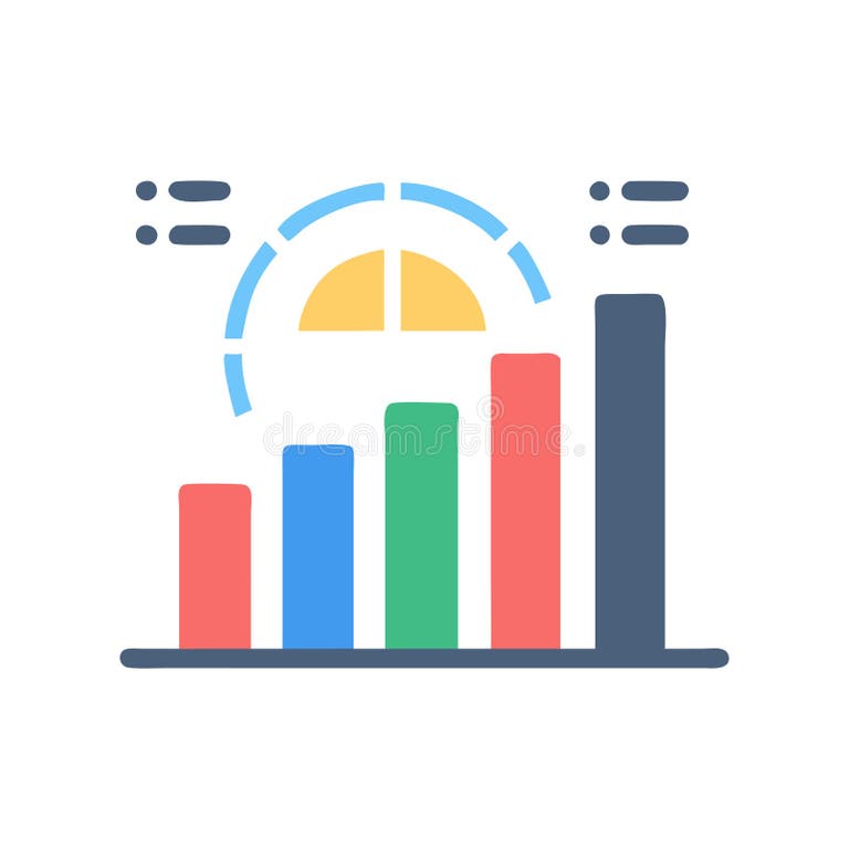 Comprehensive Data Visualization Icon Stock Vector - Illustration of ...