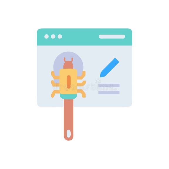 Comprehensive Debugger Tool Icon Stock Vector - Illustration of tool ...