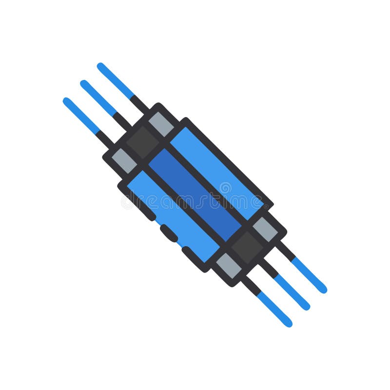 Comprehensive Fiber Optic Splitter Icon Stock Illustration ...