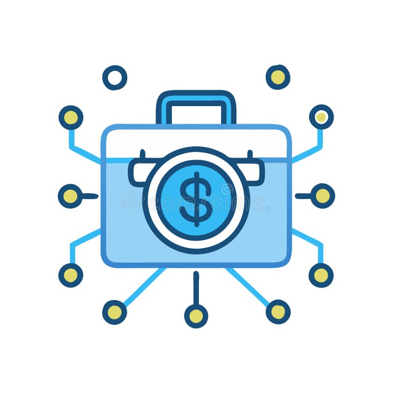Comprehensive Business Funding Icon Illustration Stock Vector ...