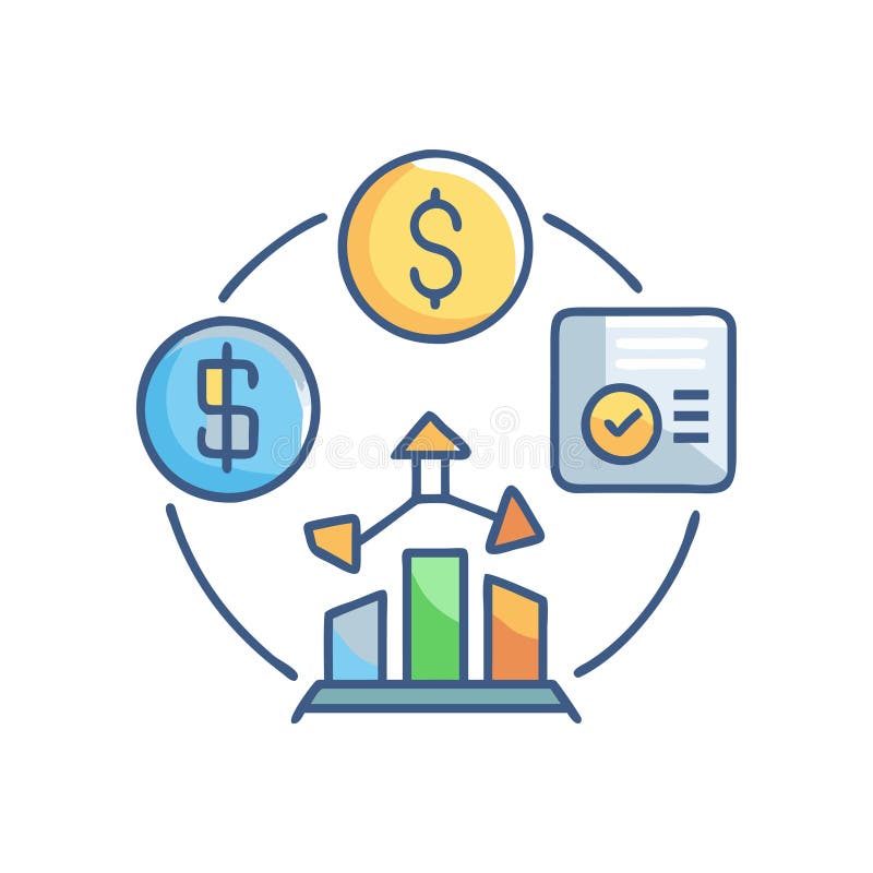 Comprehensive Business Valuation Method Icon Stock Vector ...