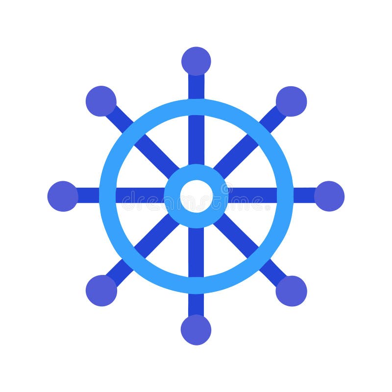 Comprehensive Icon for Kubernetes Management Stock Illustration ...