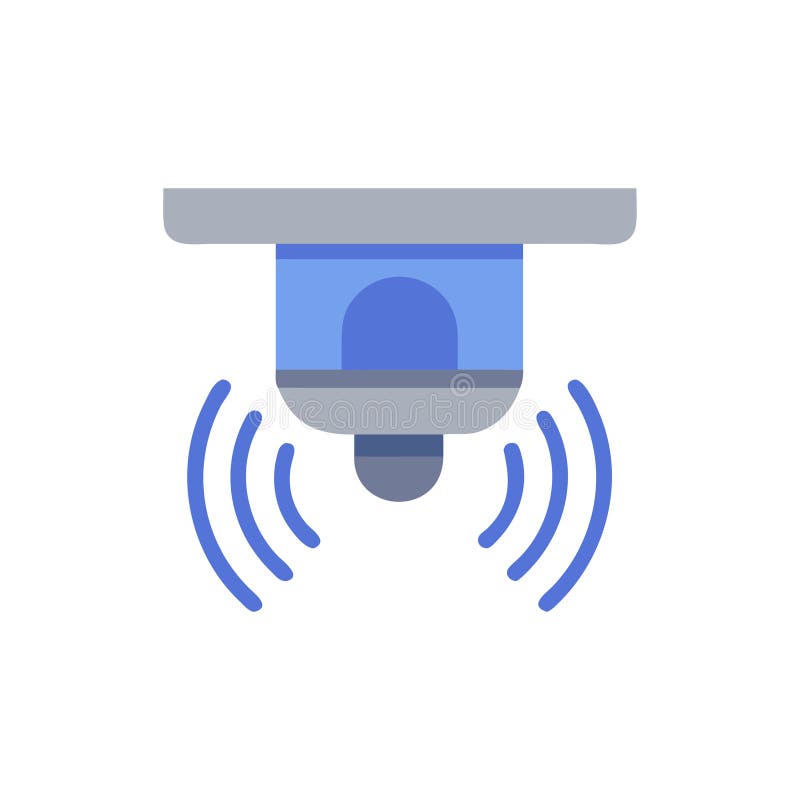 Comprehensive PIR Sensor Icon Stock Vector - Illustration of detection ...
