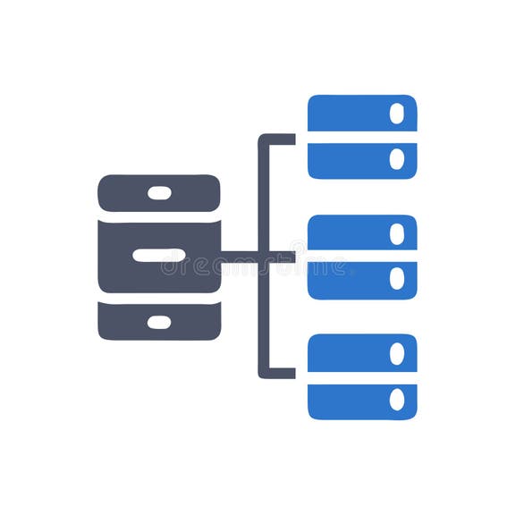 Comprehensive Relational Database Icon Stock Vector - Illustration of ...