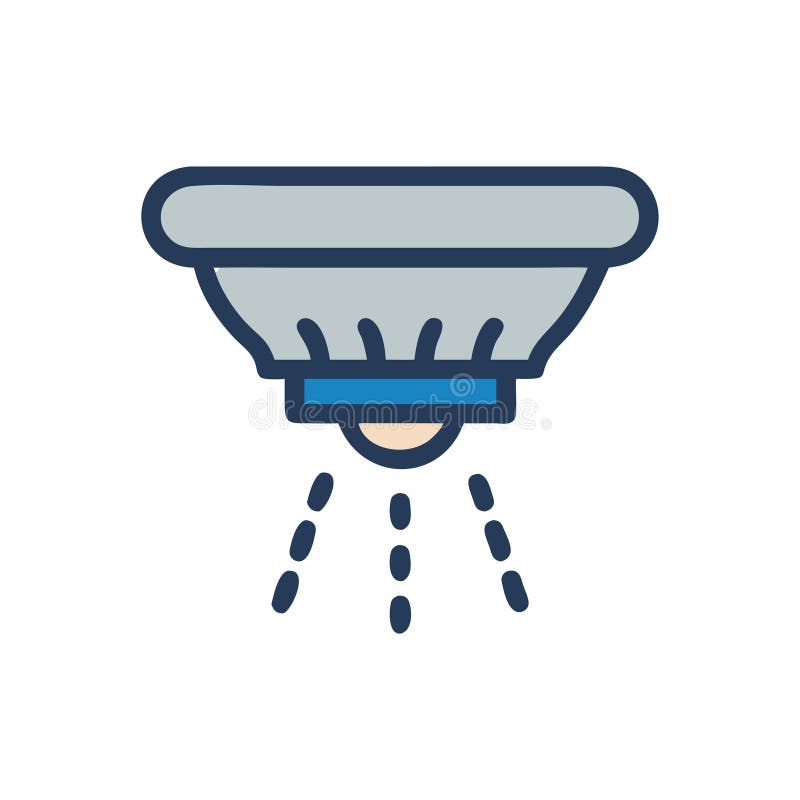 Comprehensive Smoke Detector Icon Stock Vector - Illustration of vector ...
