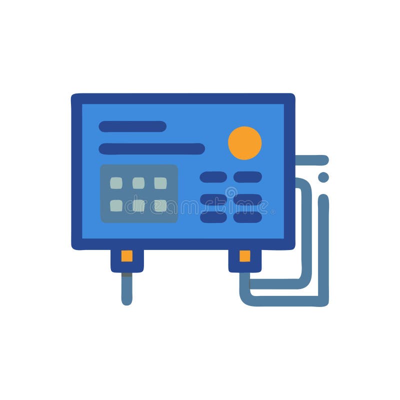 Comprehensive Solar Inverter Icon Stock Illustration - Illustration of ...