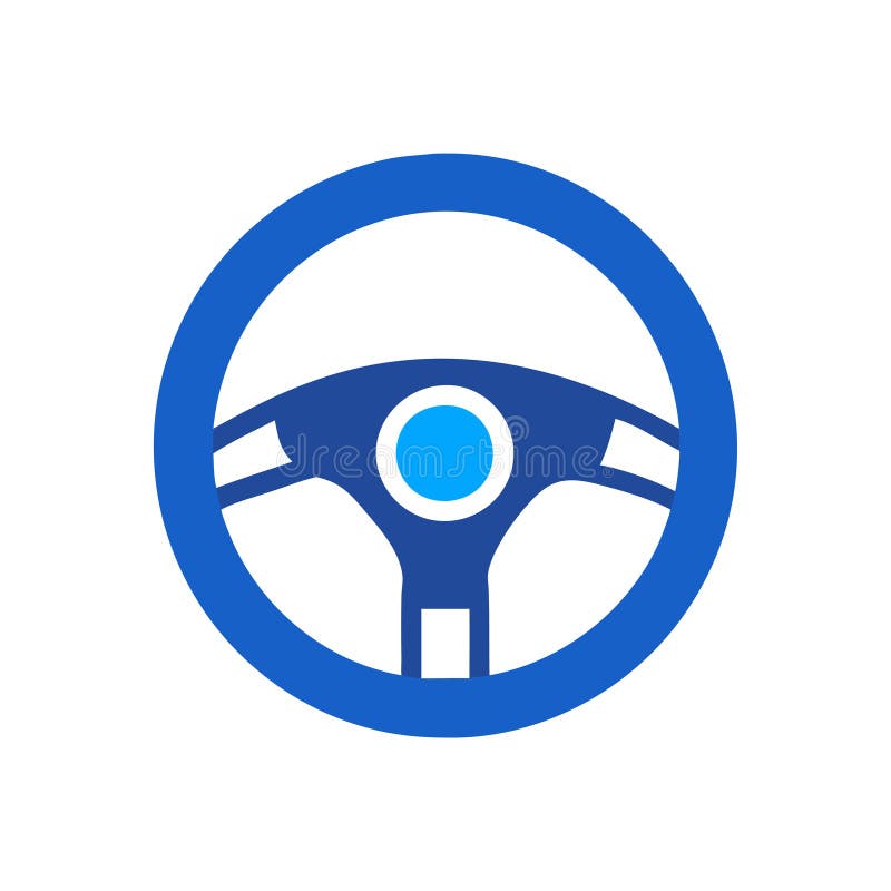 Comprehensive Steering Wheel Icon Stock Vector - Illustration of ...
