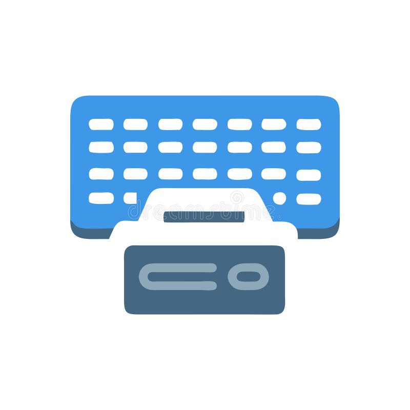 Creative Virtual Keyboard for Unique Designs Stock Illustration ...