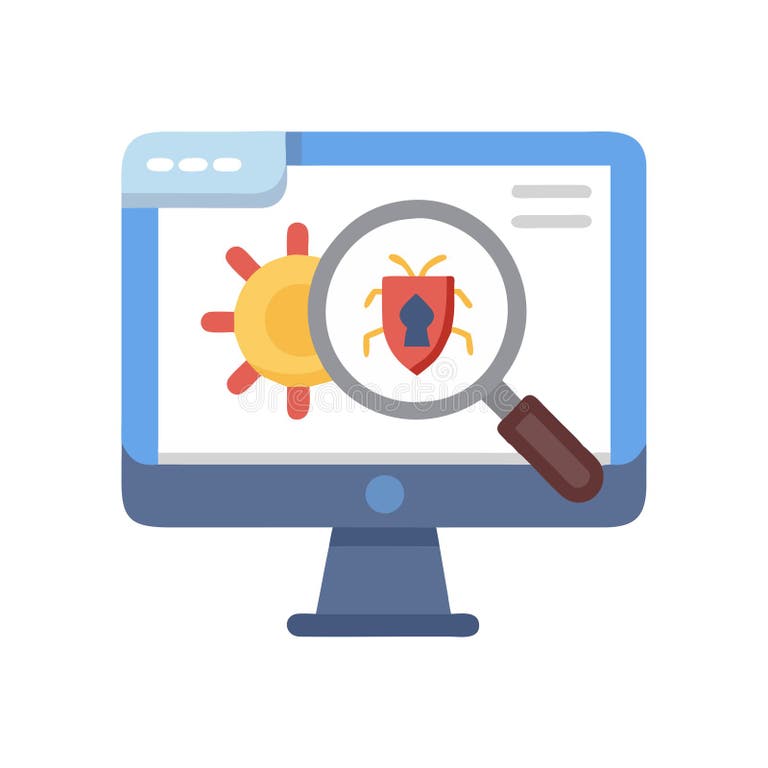 Comprehensive Vulnerability Scanner Icon Stock Vector - Illustration of ...