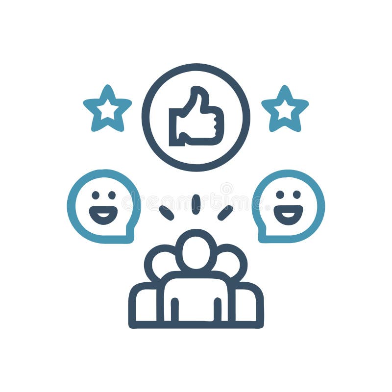 Comprehensive Icons for Stakeholder Satisfaction Metrics Stock Vector ...