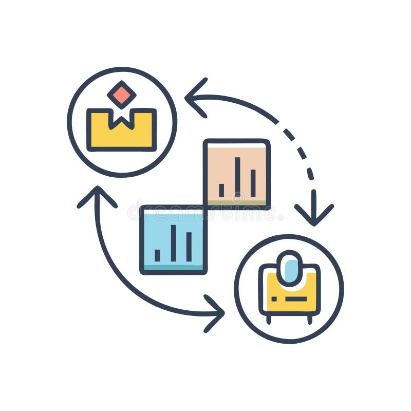 Comprehensive Icons for Supply Chain Performance Insights Stock Vector ...