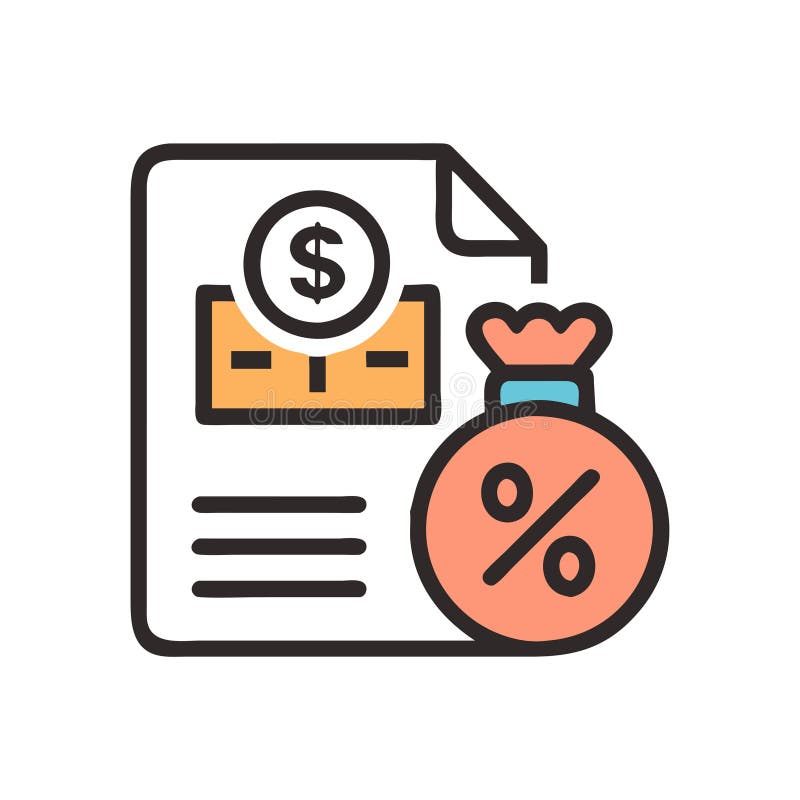 Comprehensive Icons for Tax Management Stock Vector - Illustration of ...