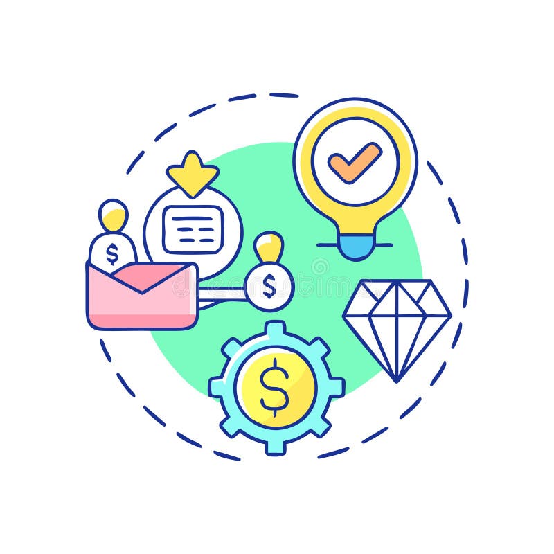 Comprehensive Icons for Value Proposition Management Stock Vector ...