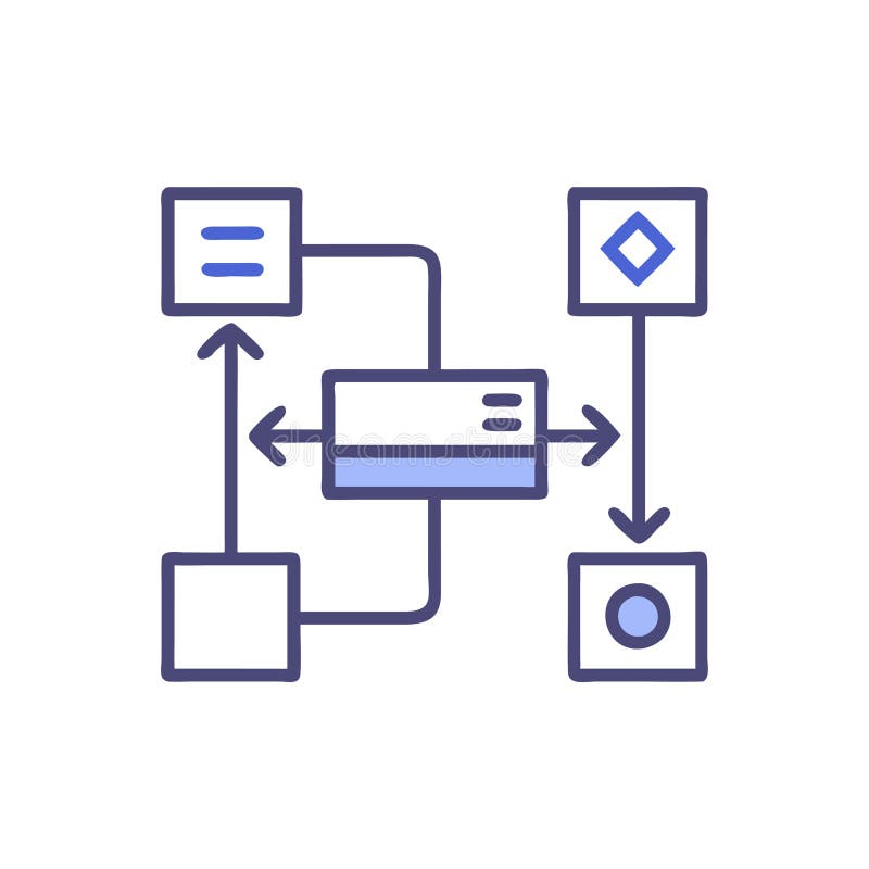 Comprehensive Icons for Value Stream Mapping Strategies Stock Vector ...