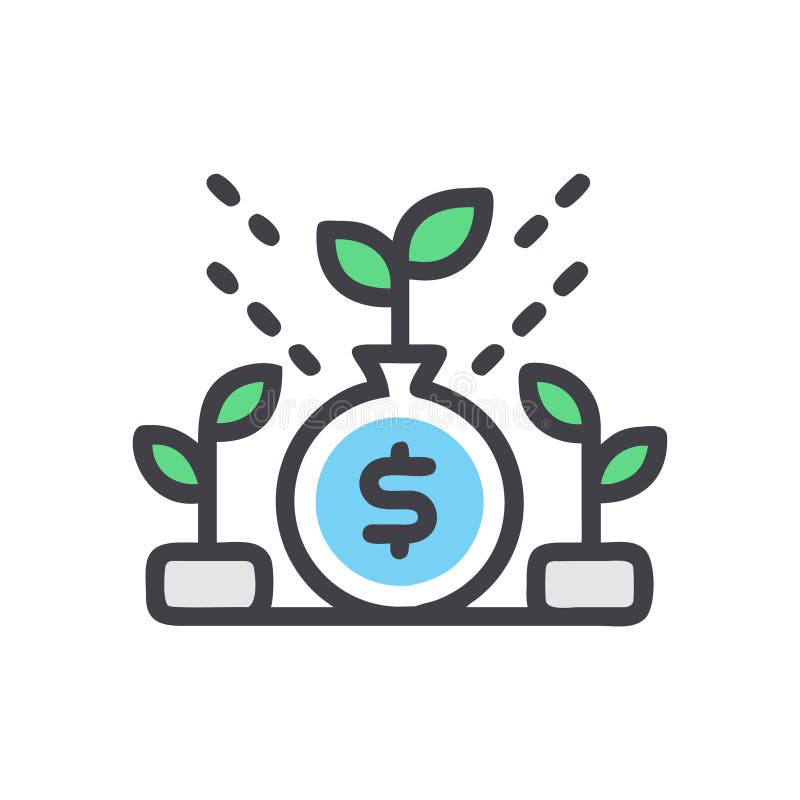 Comprehensive Icons for Venture Capital Fund Representation Stock ...