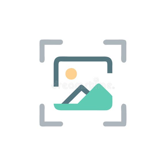 Comprehensive Image Recognition Icon for Analysis Stock Image ...