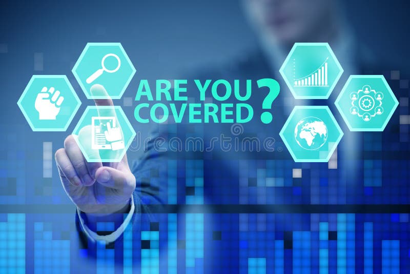 Comprehensive Insurance Concept with Question Stock Image - Image of ...