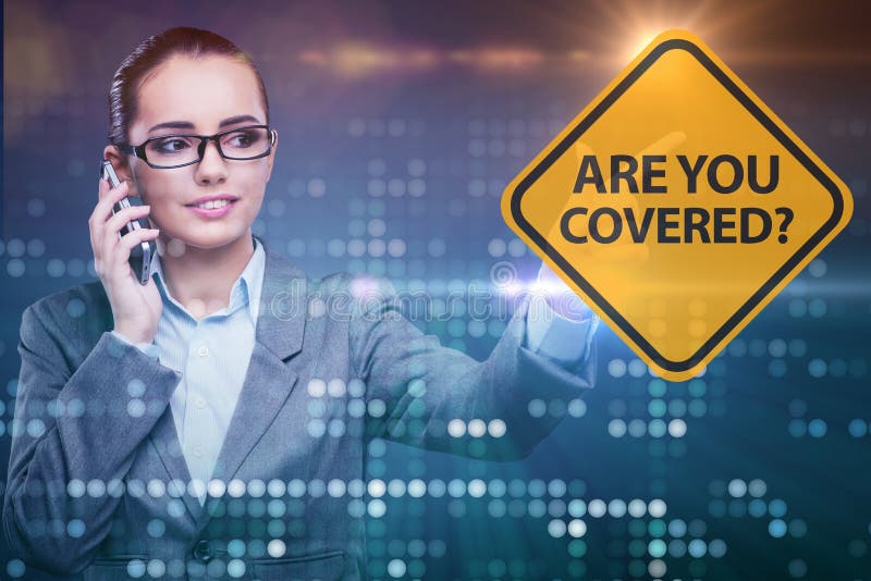 Comprehensive Insurance Concept with Question Stock Photo - Image of ...