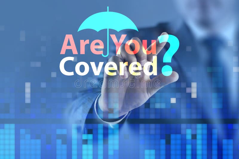 Comprehensive Insurance Concept with Question Stock Illustration ...