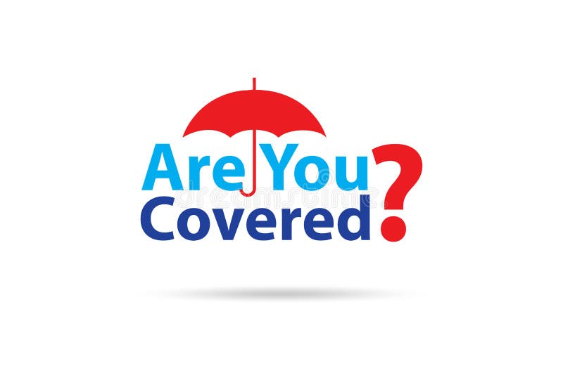 Comprehensive Insurance Concept with Question Stock Illustration ...