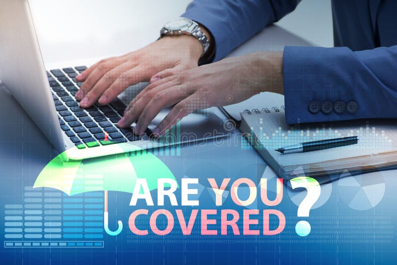 Comprehensive Insurance Concept with Question Stock Image - Image of ...