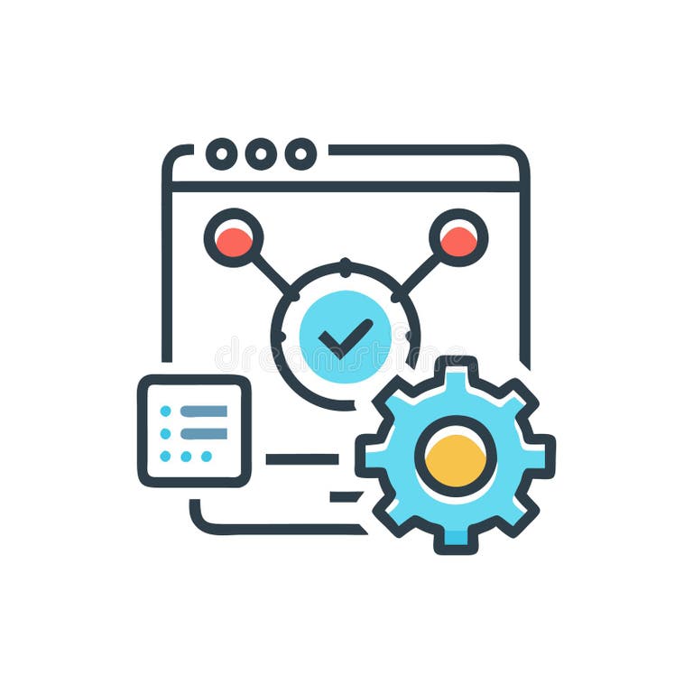 Comprehensive Integration Testing Icon for Quality Assurance Stock ...