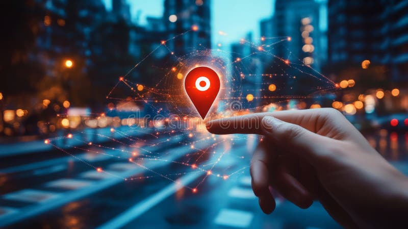 A Comprehensive Map Featuring a Distinct Location Highlighted with Two ...