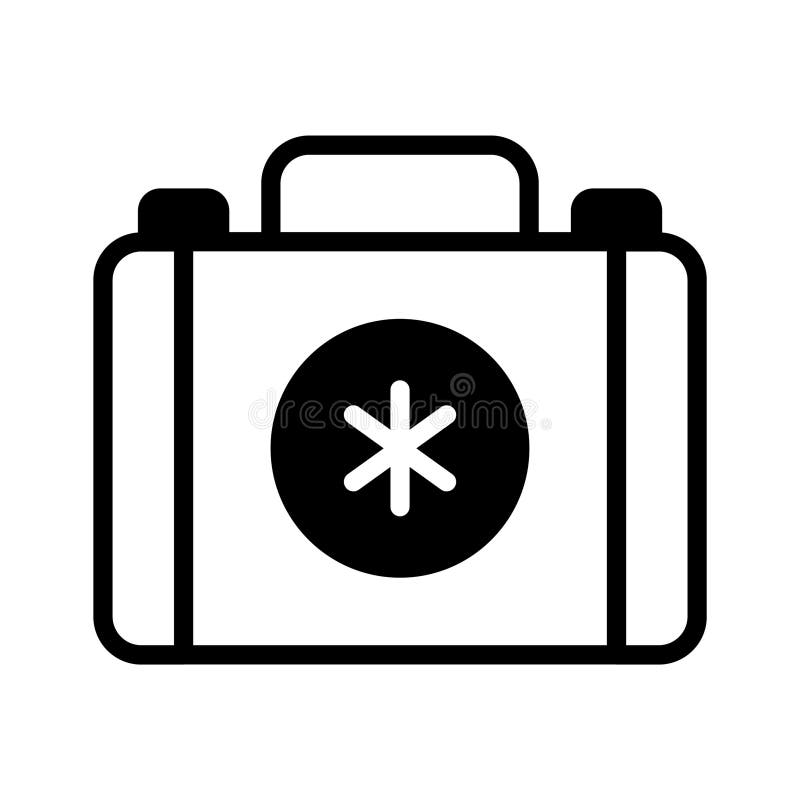 Comprehensive Medical Kit for Wellness and Emergency Care Stock Vector ...