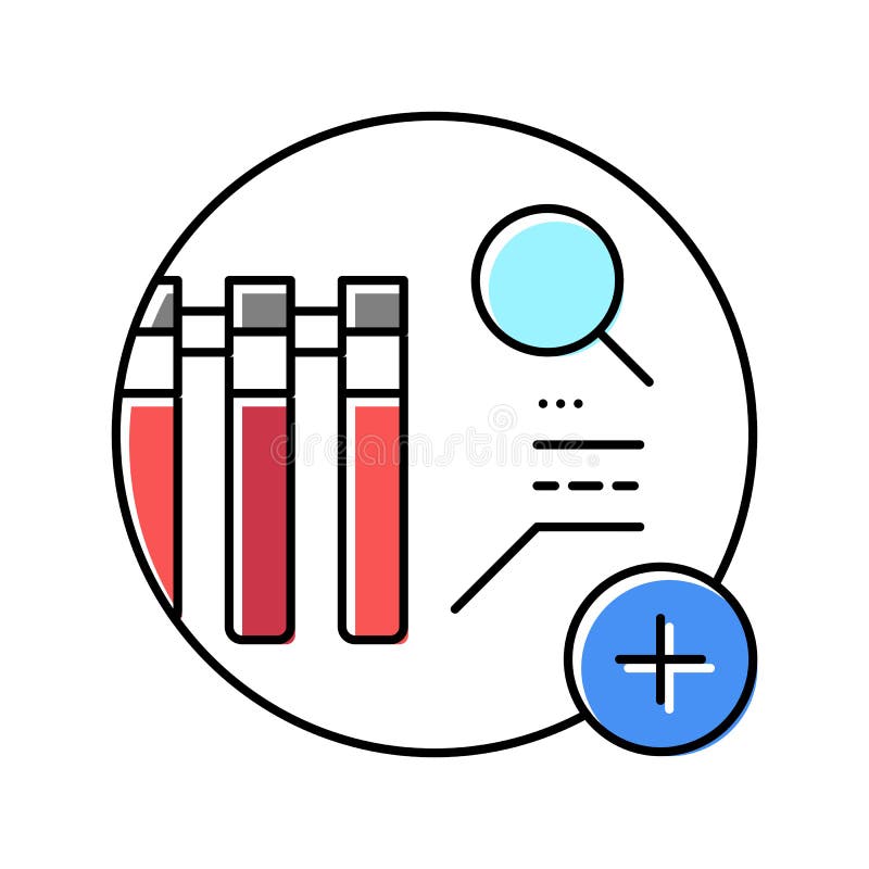 Comprehensive Metabolic Panel Check Color Icon Vector Illustration ...