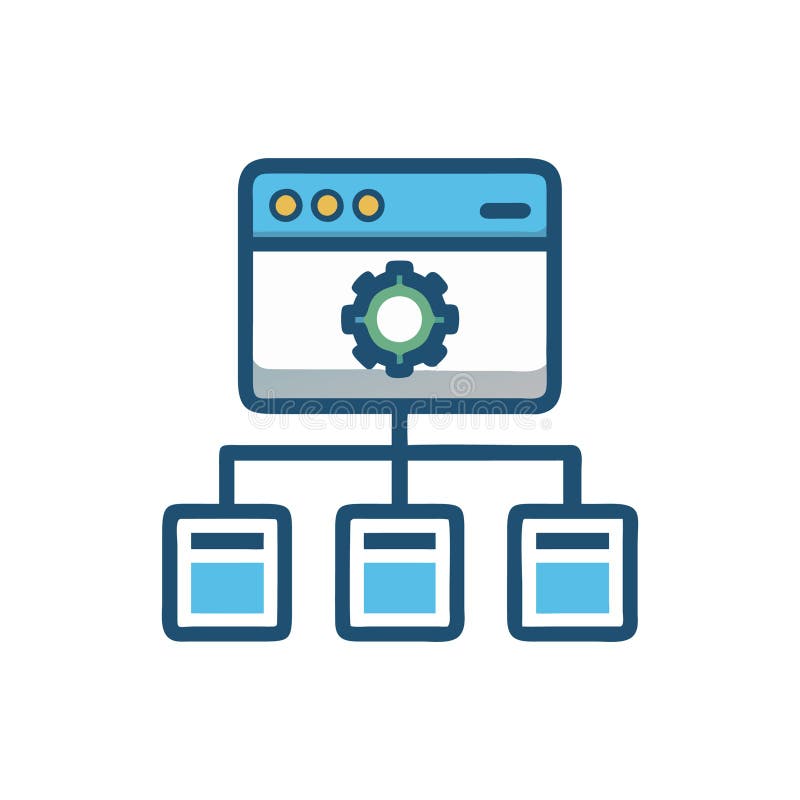 Comprehensive Operating System Icon Stock Photo - Illustration of ...