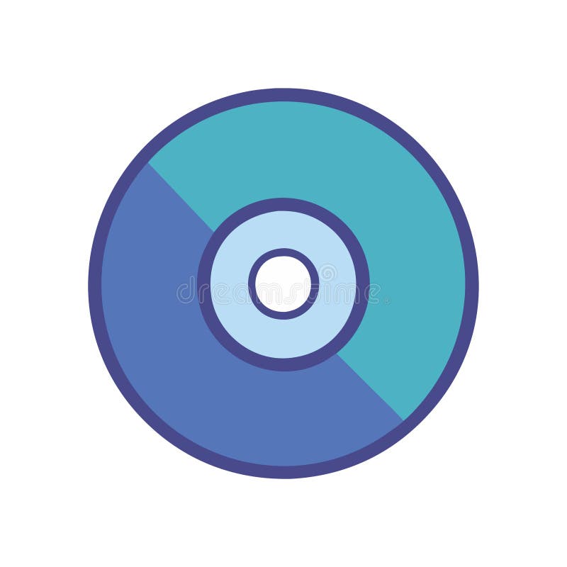 Comprehensive Optical Disc Icon Stock Illustration - Illustration of ...