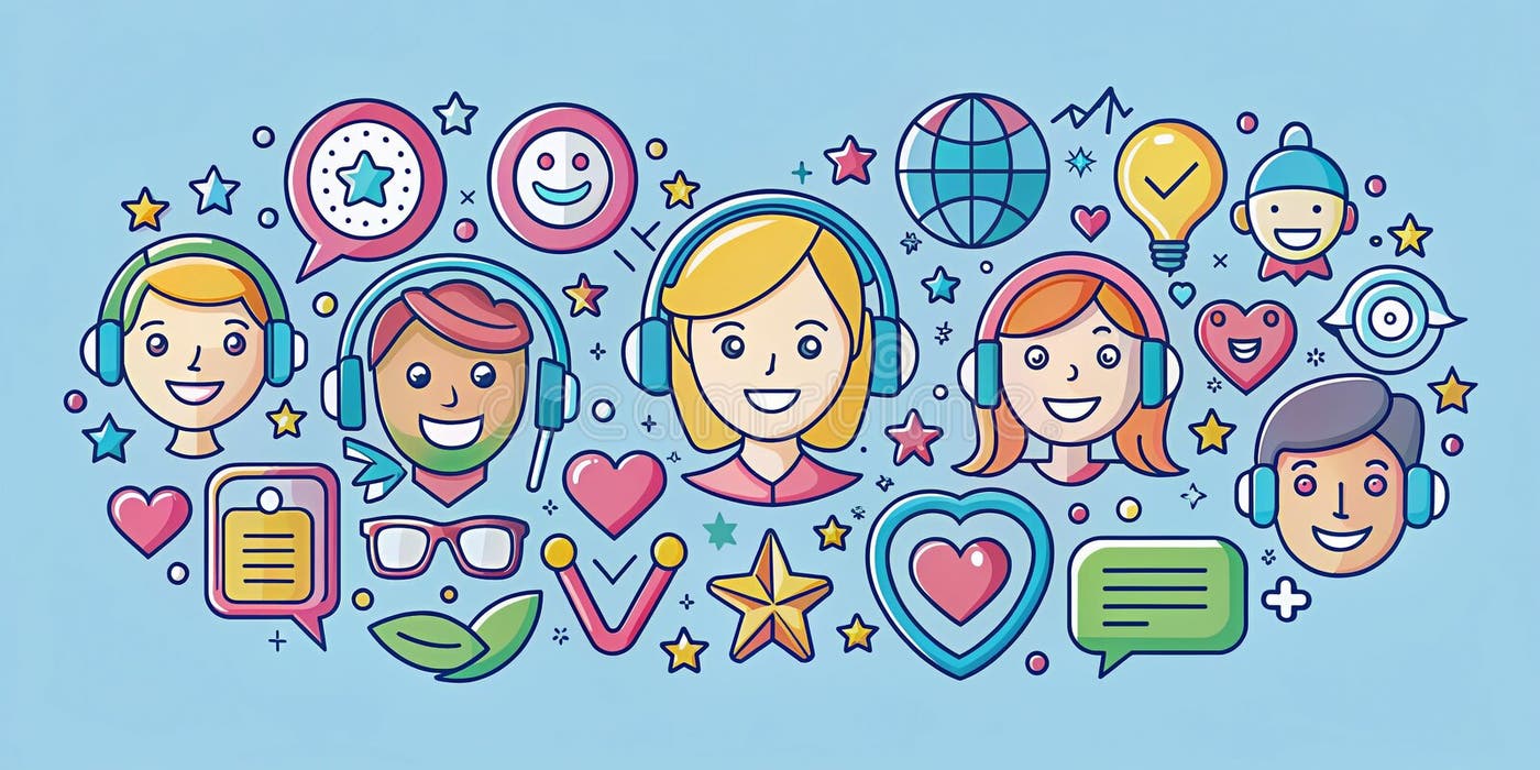 Customer Support Symbols Stock Illustrations – 4,863 Customer Support ...