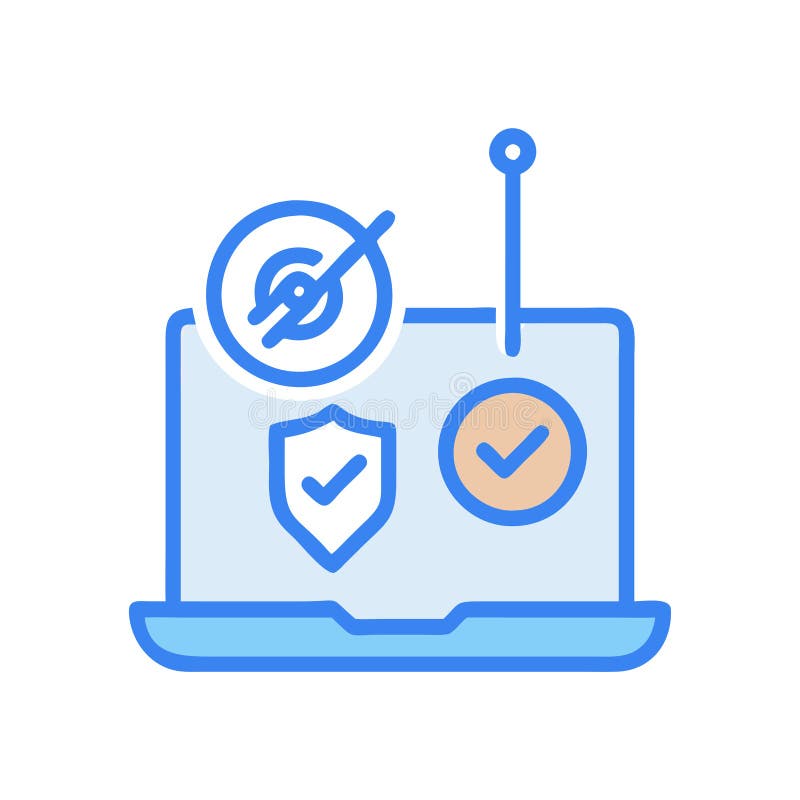 Comprehensive Phishing Protection Icon Stock Vector - Illustration of ...