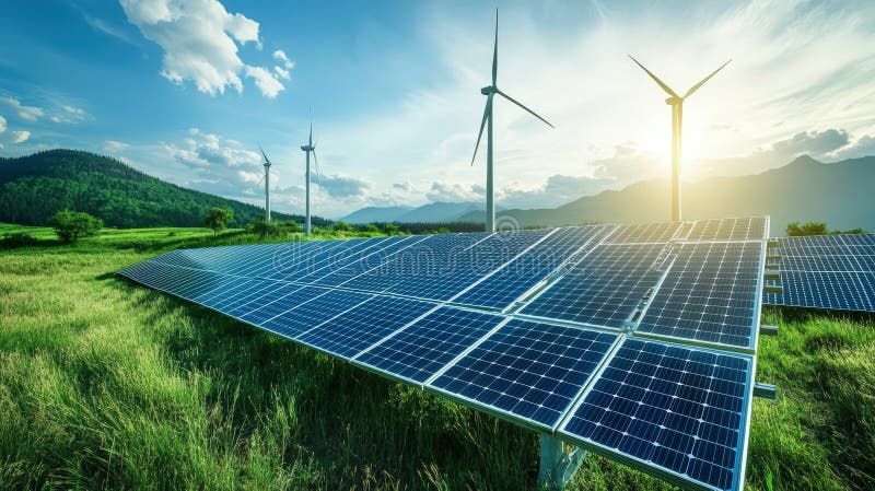 Comprehensive Renewable Energy Ecosystem Showcasing Seamless ...