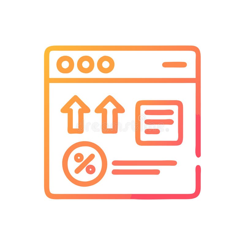 Comprehensive Request Rate Icon Stock Vector - Illustration of digital ...